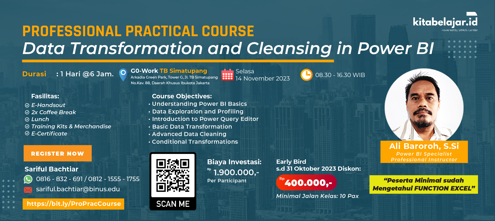 PROFESSIONAL PRACTICAL COURSE - BINUS Center